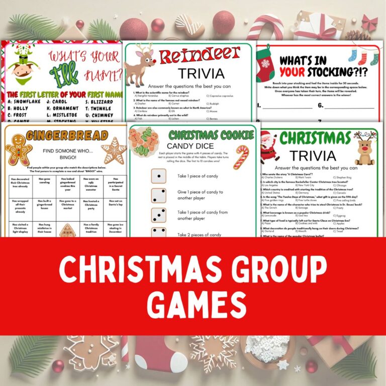 15+ Christmas Group Games That Will Entertain Everyone | OverThePartyTable