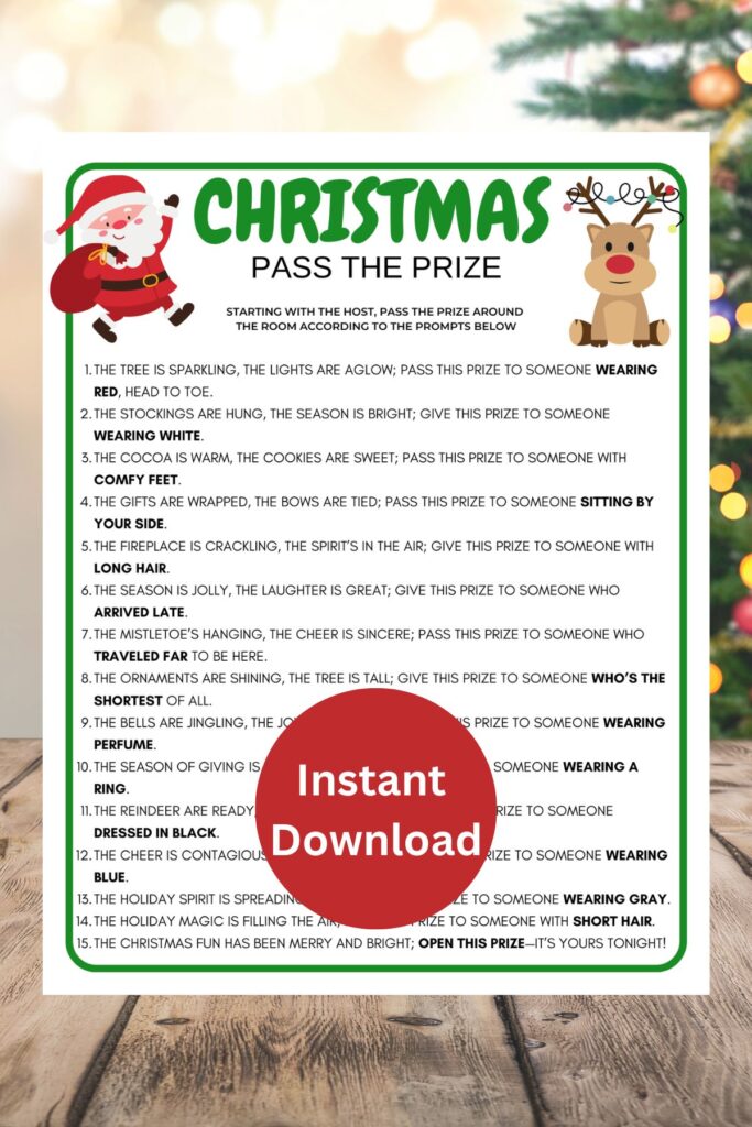 12+ Christmas Games For The Family Everyone Will Enjoy | OverThePartyTable