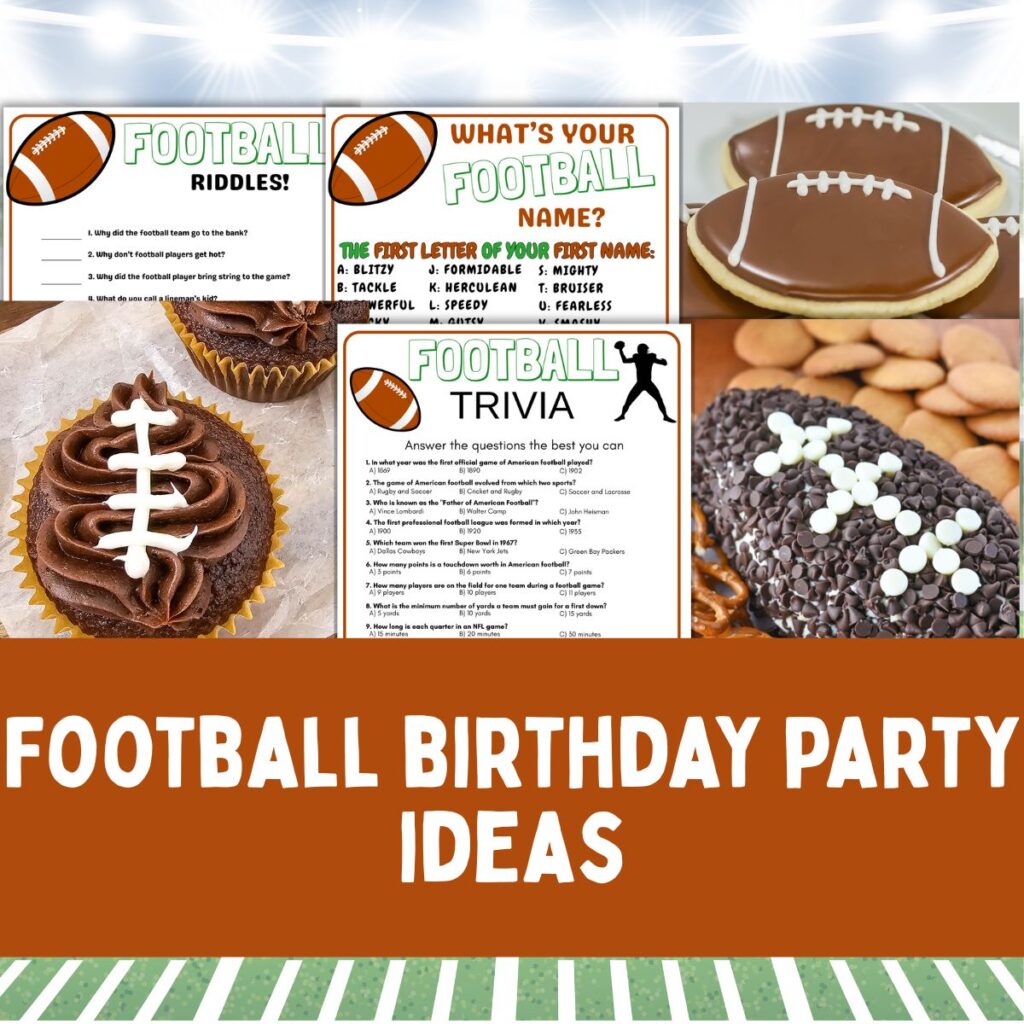 Football Birthday Party Ideas: Food, Games & Decor | OverThePartyTable
