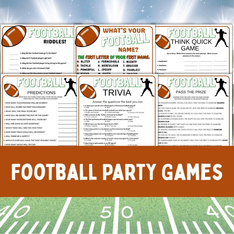 Football Party Games That Score Big | OverThePartyTable