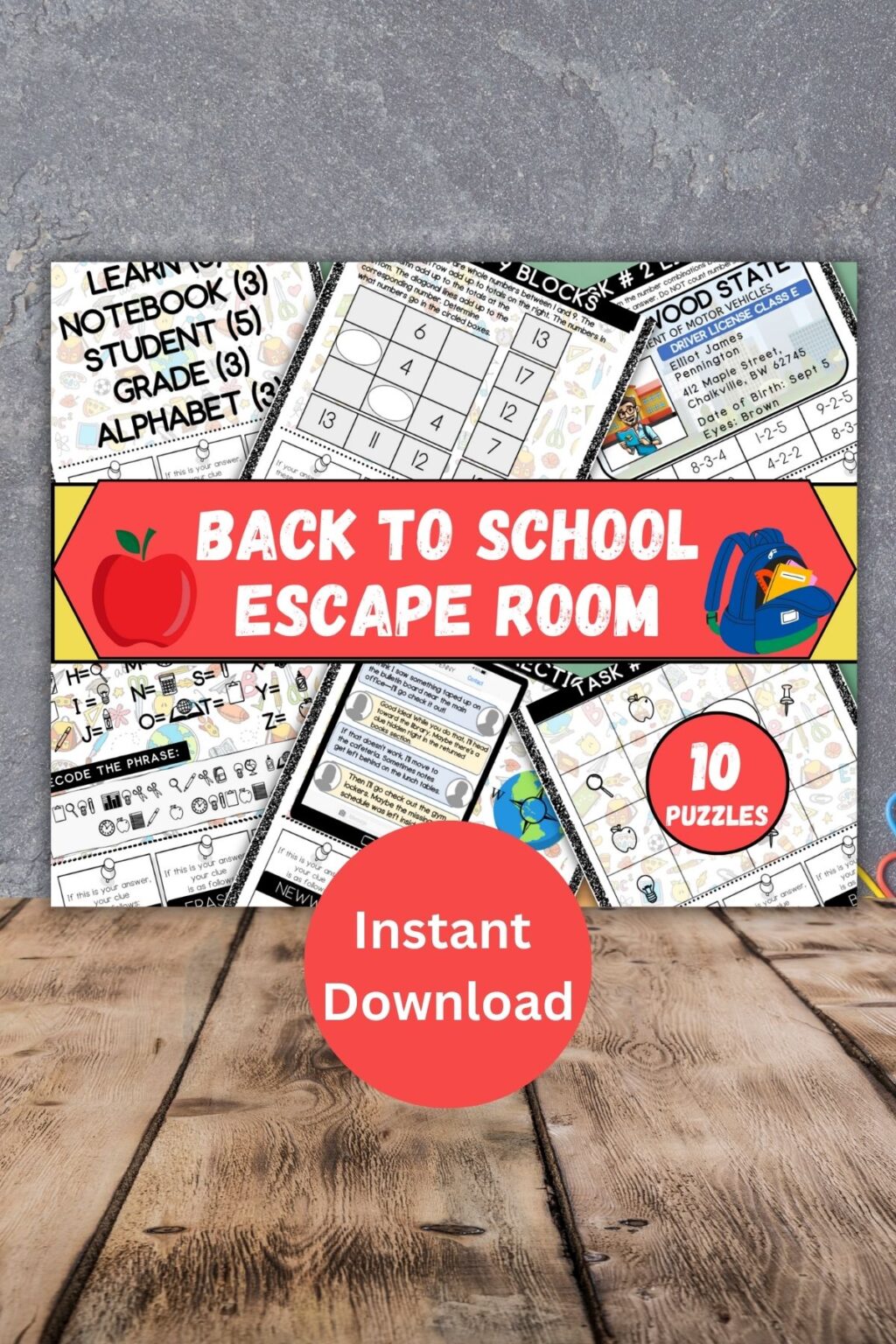 Classroom Escape Rooms for Kids (No Prep Needed) | OverThePartyTable