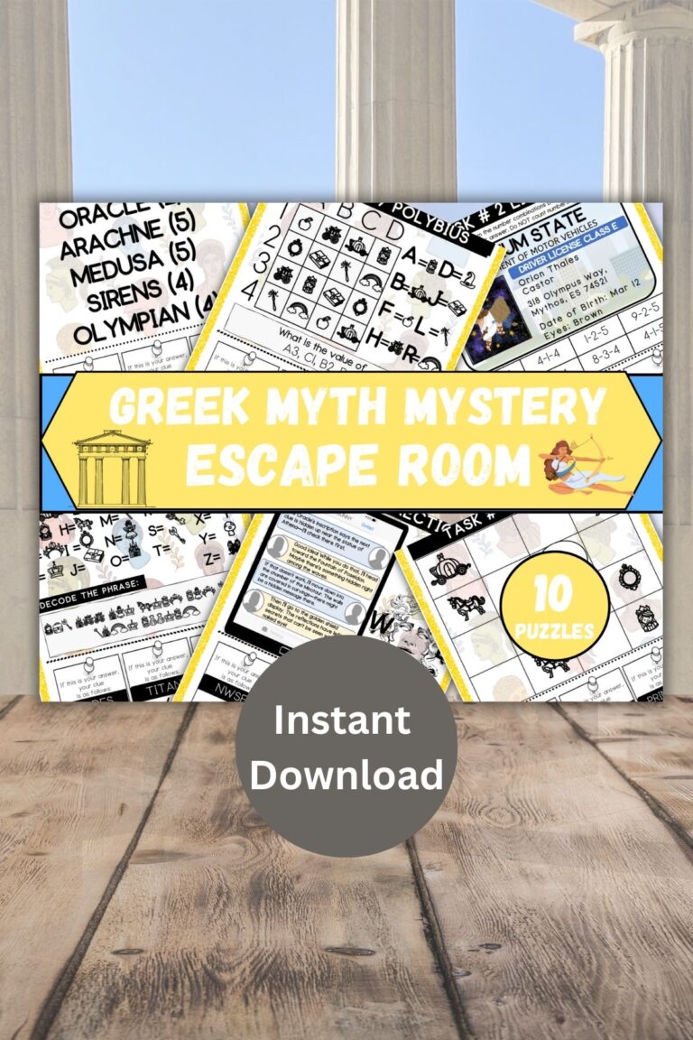Classroom Escape Rooms for Kids (No Prep Needed) | OverThePartyTable