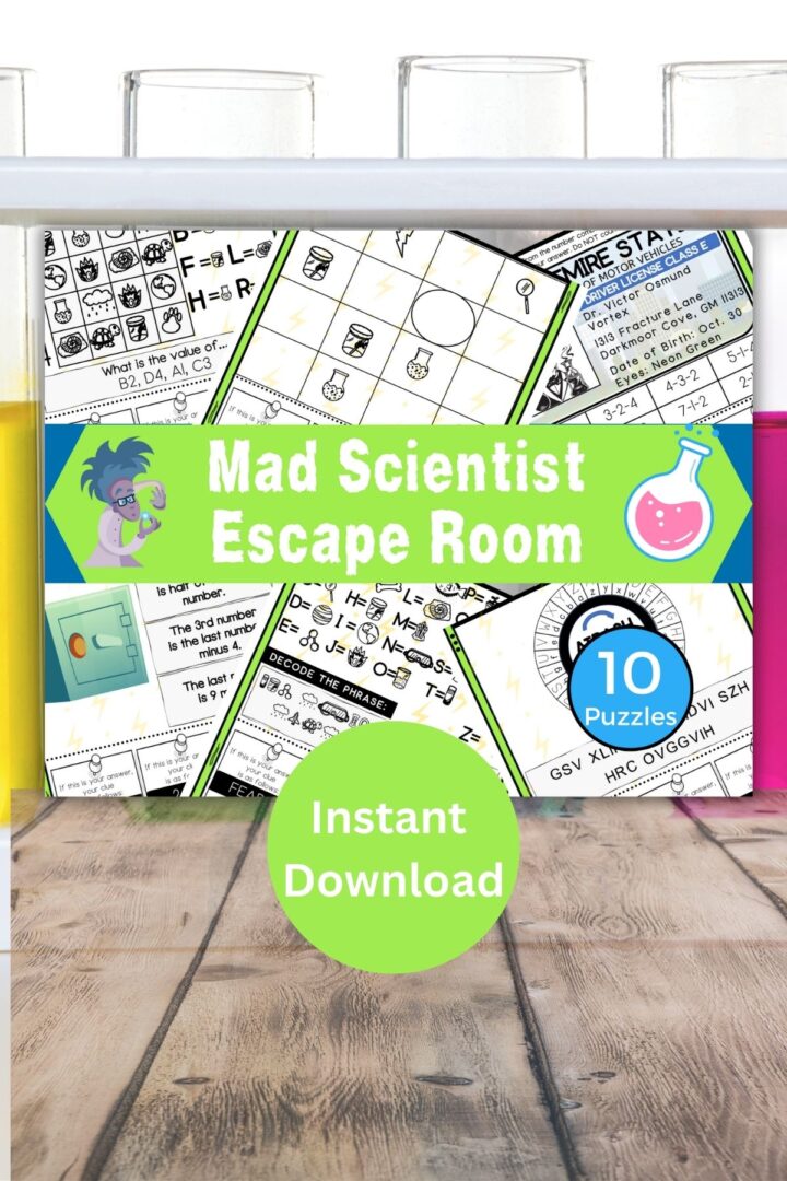 Classroom Escape Rooms for Kids (No Prep Needed) | OverThePartyTable