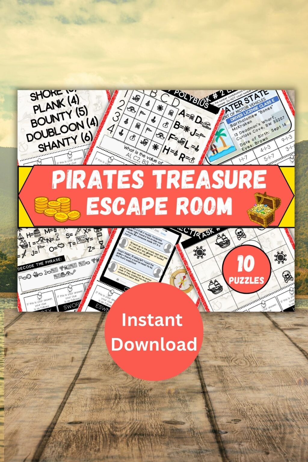 Classroom Escape Rooms for Kids (No Prep Needed) | OverThePartyTable