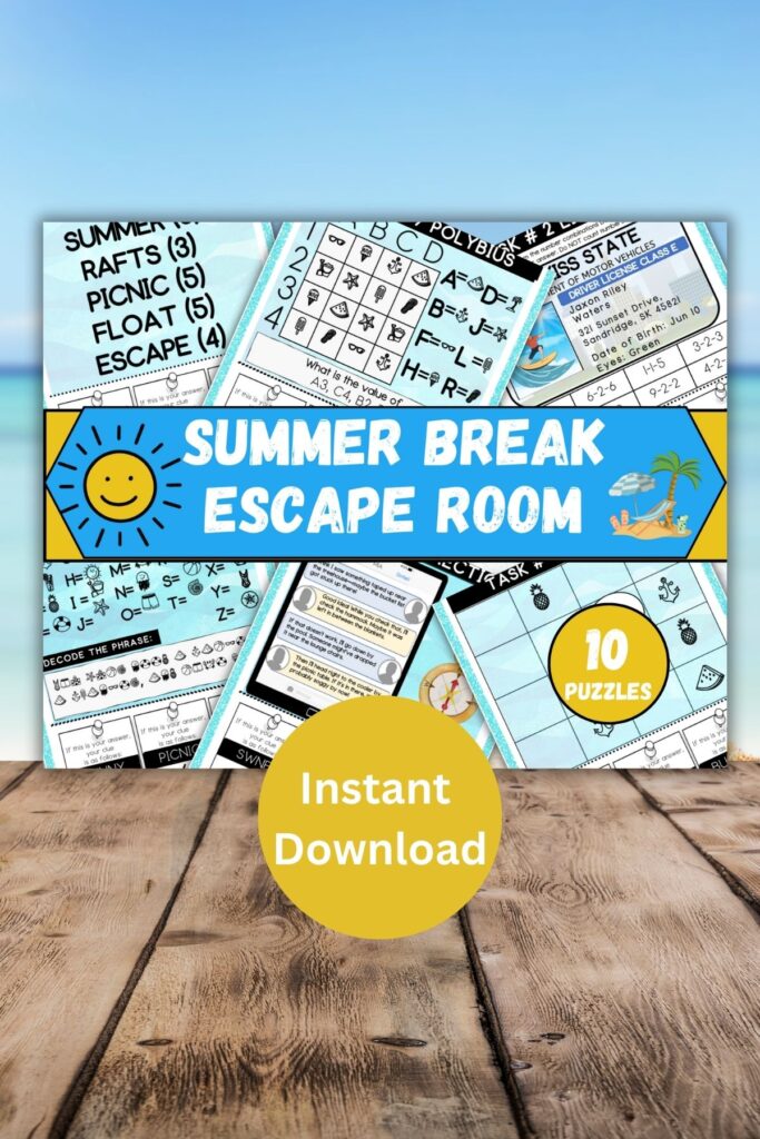 Classroom Escape Rooms for Kids (No Prep Needed) | OverThePartyTable